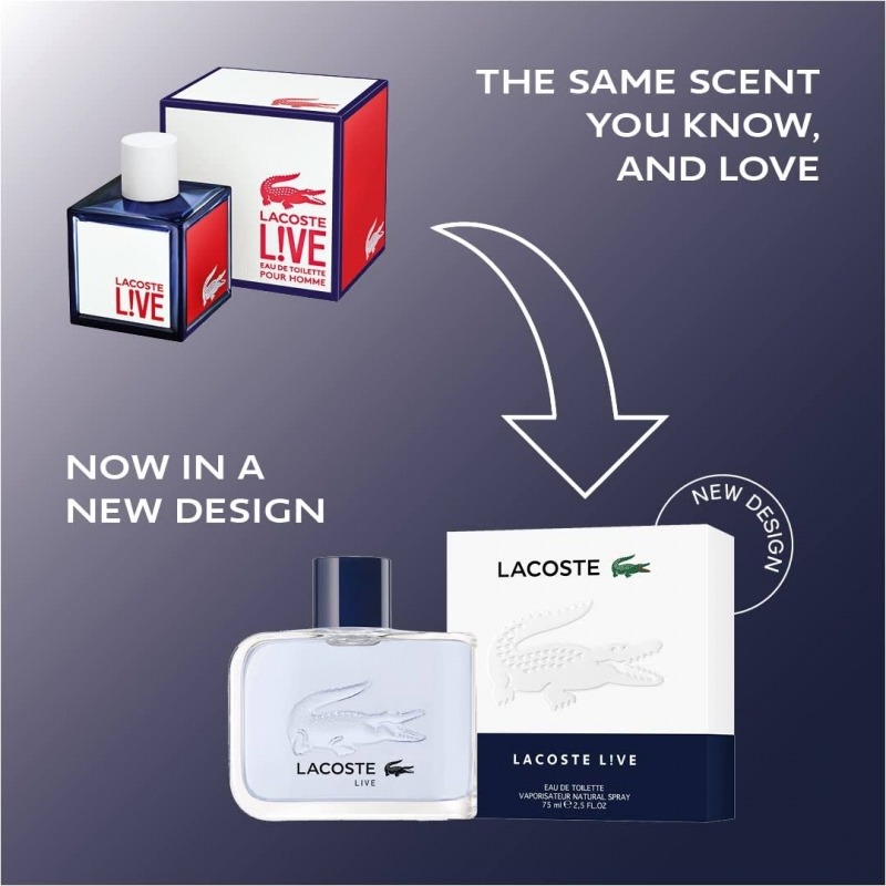 Lacoste Live - купить мужские духи, цены от 250 р. за 2 мл
