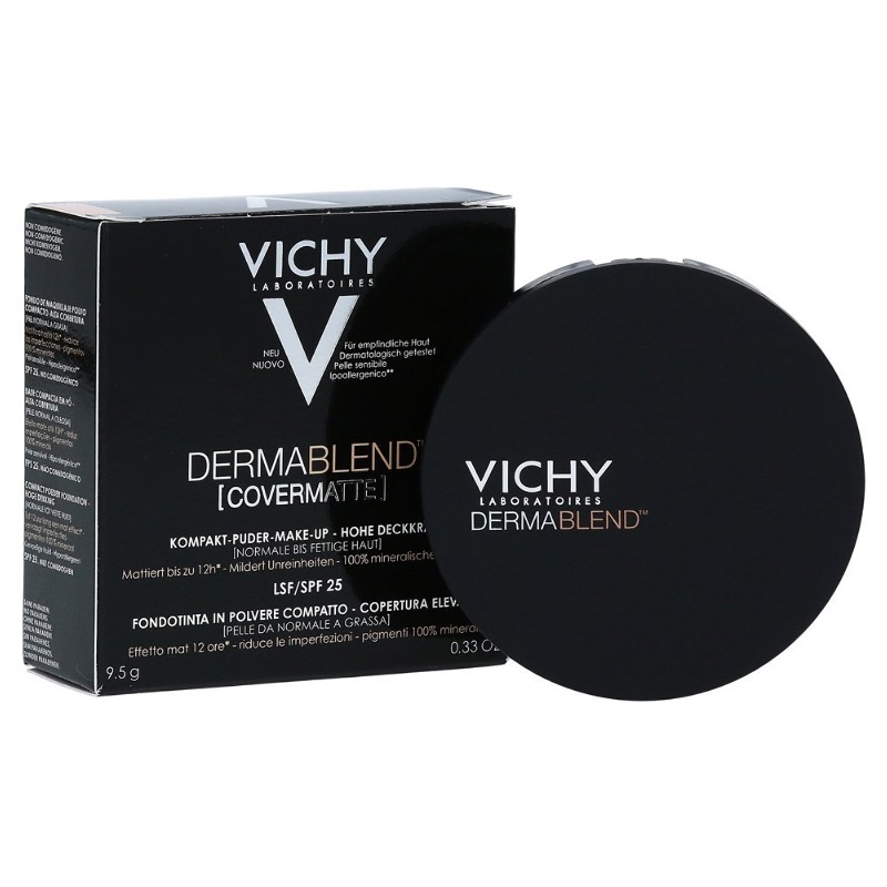Vichy Компактная пудра для нормальной и жирной кожи Dermablend SPF 25 ...