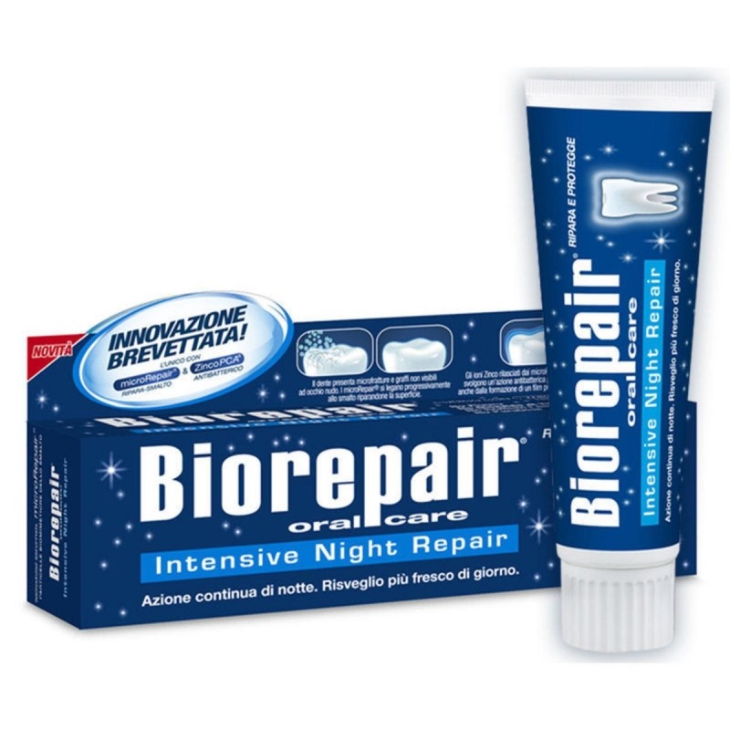 Biorepair Зубная паста для ночного восстановления зубов Intensive Night ...
