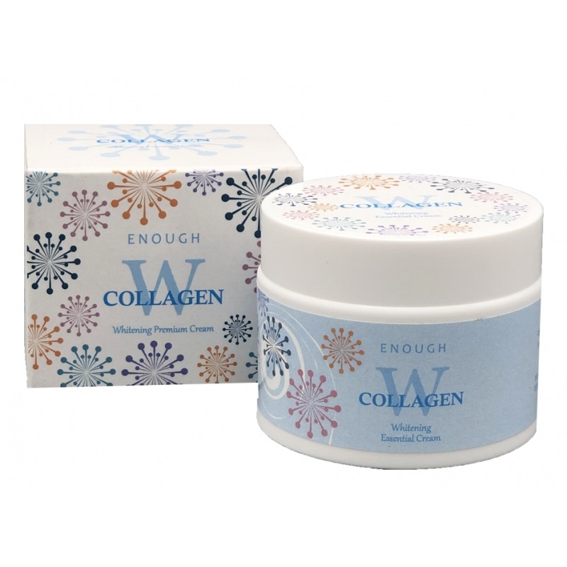 Enough Крем для лица с коллагеном отбеливающий W Collagen Whitening ...