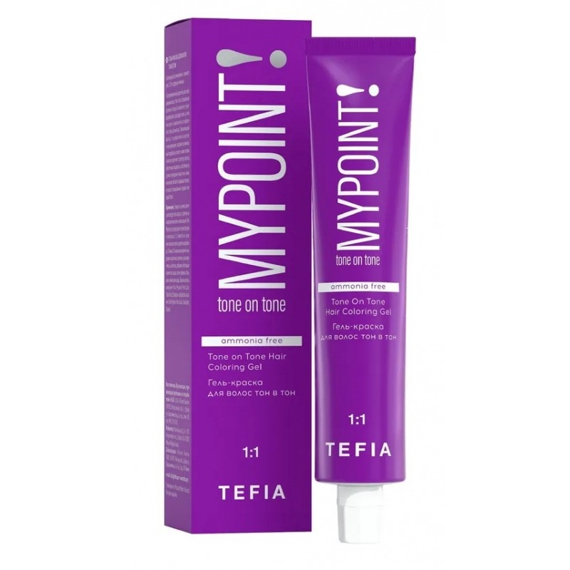Tefia Гель-краска для волос тон в тон Mypoint - купить недорого, цены в интернет-магазине косметики