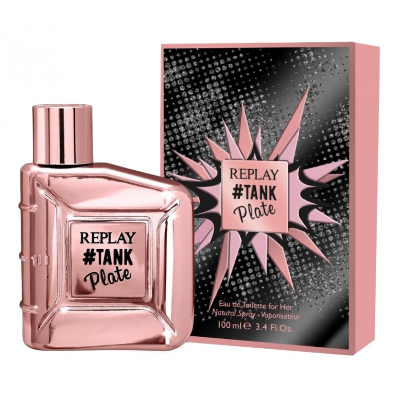 Replay #Tank Plate for Her - купить женские духи, цены от 1660 р. за 100 мл