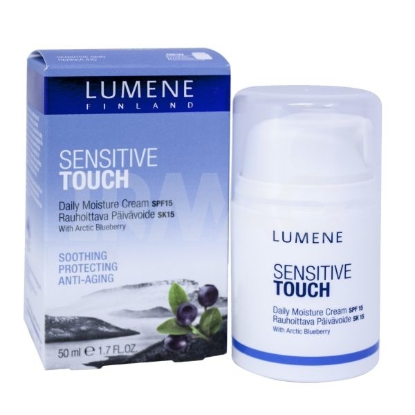 Lumene Увлажняющий дневной крем SPF 15 Sensitive Touch - купить ...