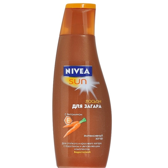 Nivea Лосьон для загара «Интенсивный загар» водостойкий, с витамином Е ...