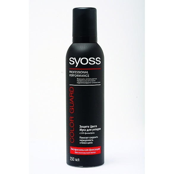Syoss Мусс для укладки «Защита цвета» экстрасильной фиксации Syoss ...