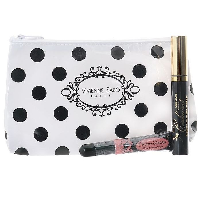 Vivienne Sabo Подарочный набор (косметичка+тушь Cabaret + блеск лаковый ...