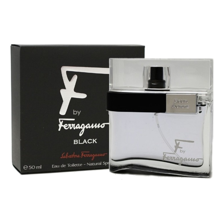 Salvatore Ferragamo F by Ferragamo Black pour homme - купить мужские ...